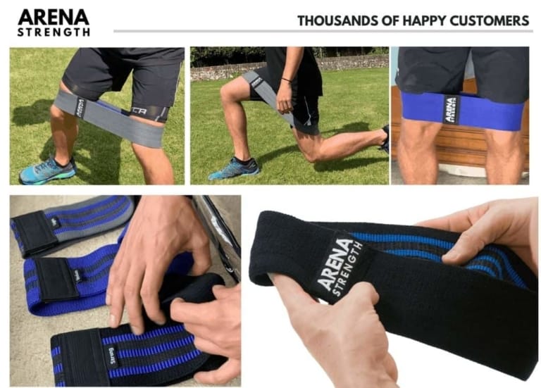 Best Resistance Bands that will NEVER Break or Roll by Arena Strength