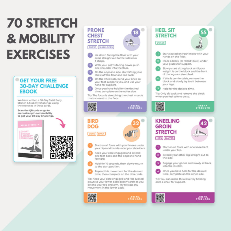 STRETCH + MOBILITY + DUMBBELL CARD DECKS I & II - Arena Strength