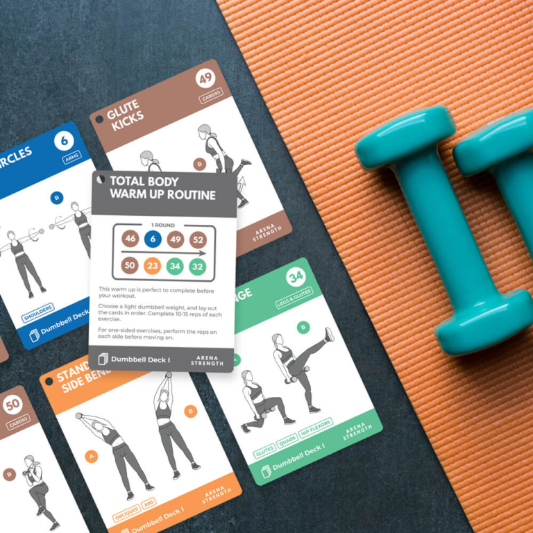 STRETCH + MOBILITY + DUMBBELL CARD DECKS I & II - Arena Strength