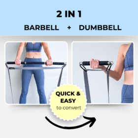 2 IN 1 RESISTANCE BODY BAR & DUMBBELL - Arena Strength