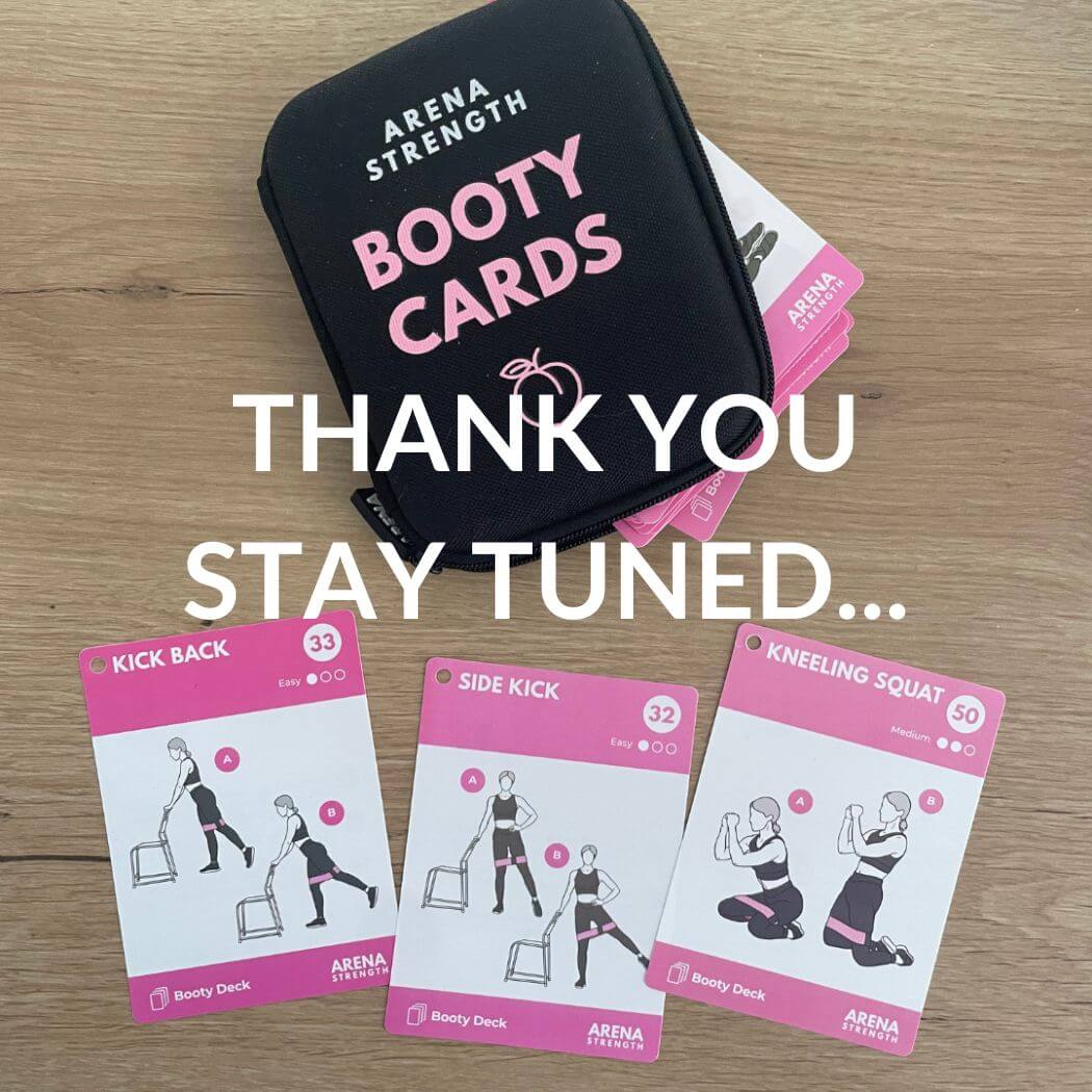 New Product Registered Interest - Thank You - Arena Strength